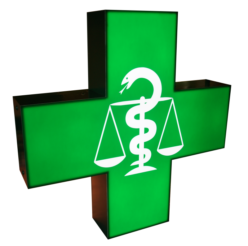 Apothekenkreuz Schweiz: Premium Lichtwerbung für Schweizer Apotheken